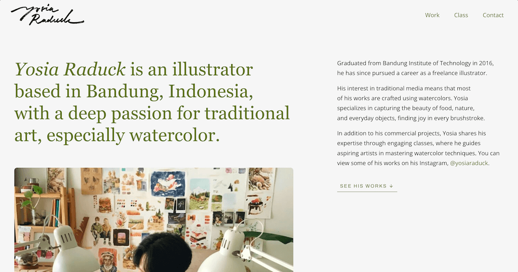 Yosia Raduck - Watercolor Artist & Illustrator